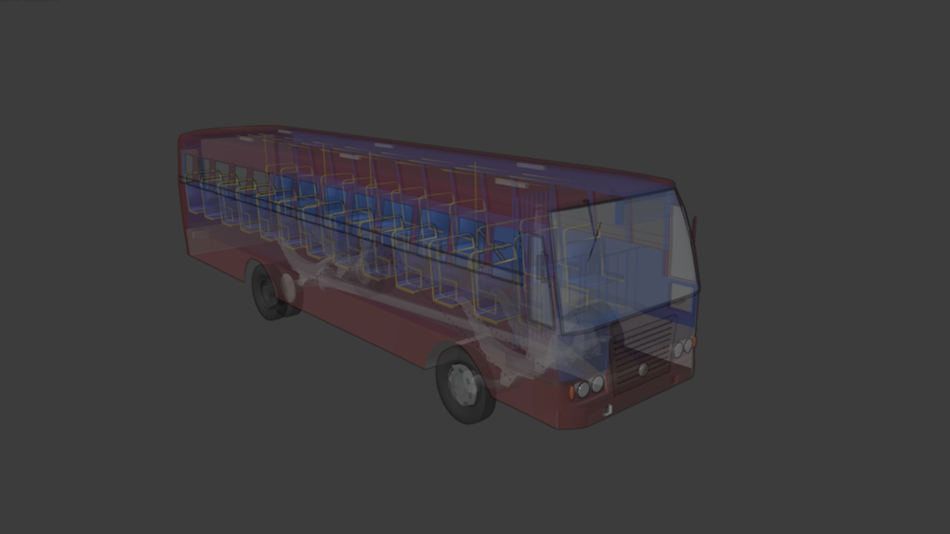 Ksrtc Ashok Leyland 3D Model - TurboSquid 1608125
