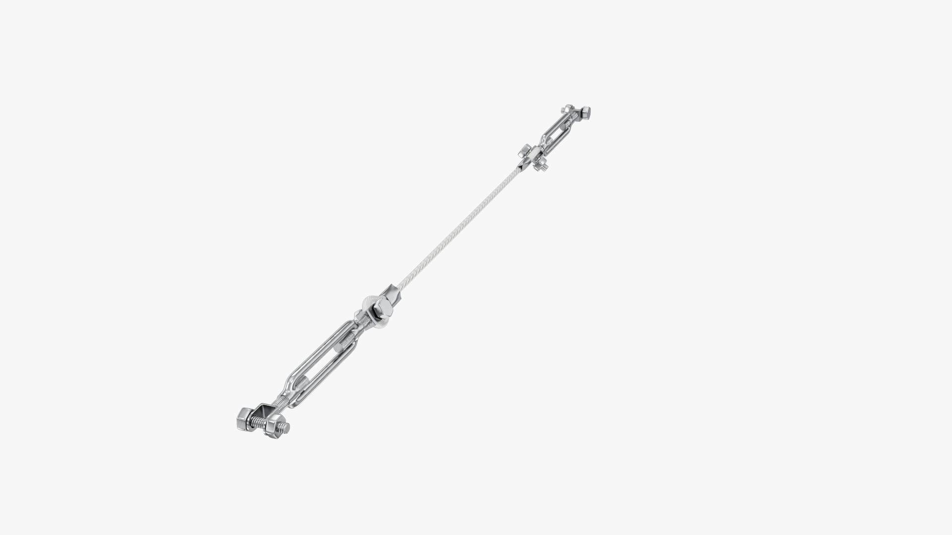 Turnbuckles With Cable V1 Model - TurboSquid 2107511