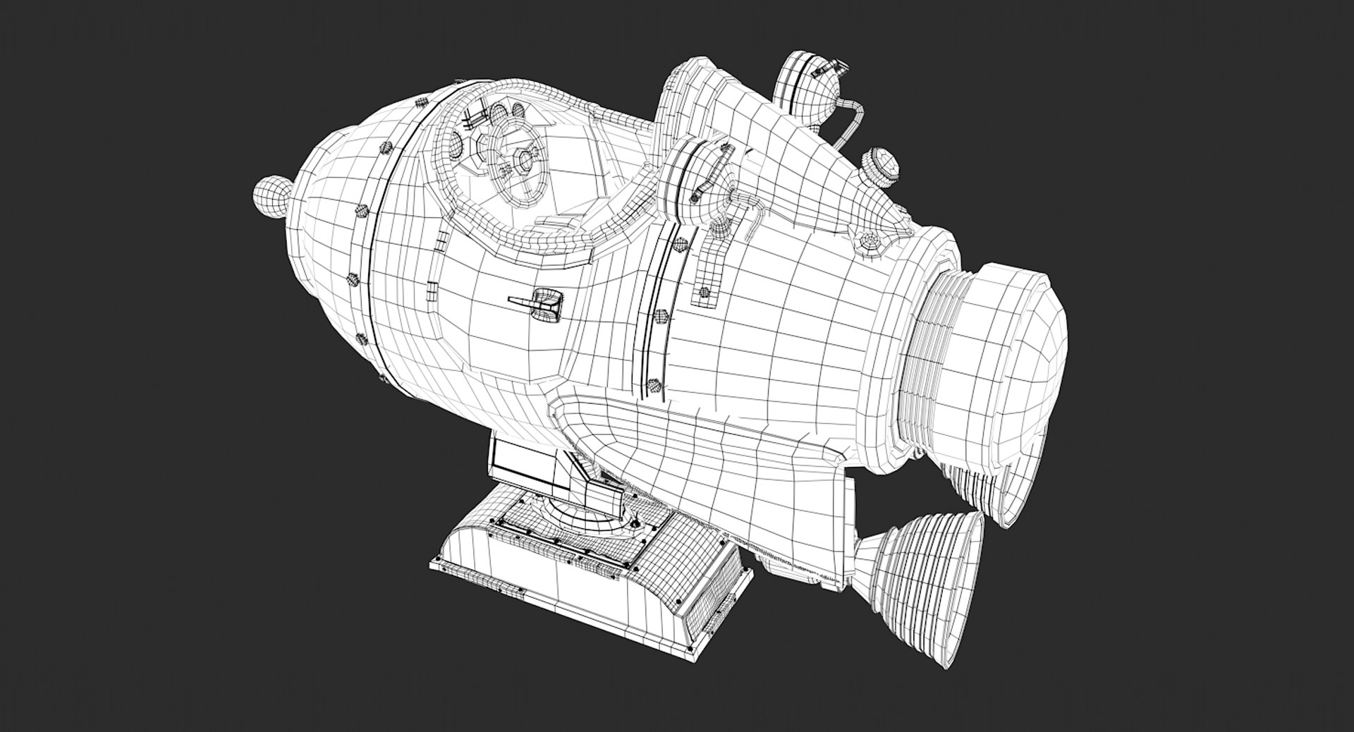 3D Coin Space Ship S - TurboSquid 1356155