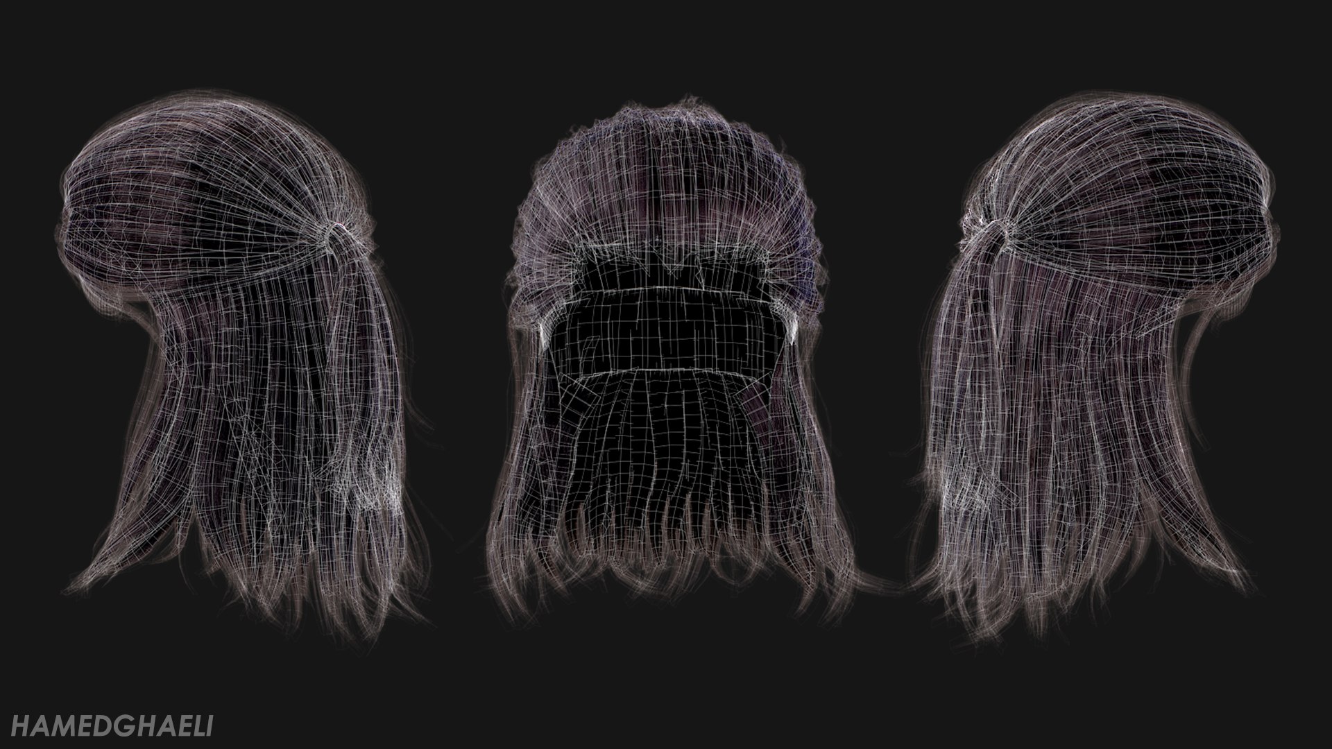 3D Real Time Hair Card Male Hairstyle - TurboSquid 2065162