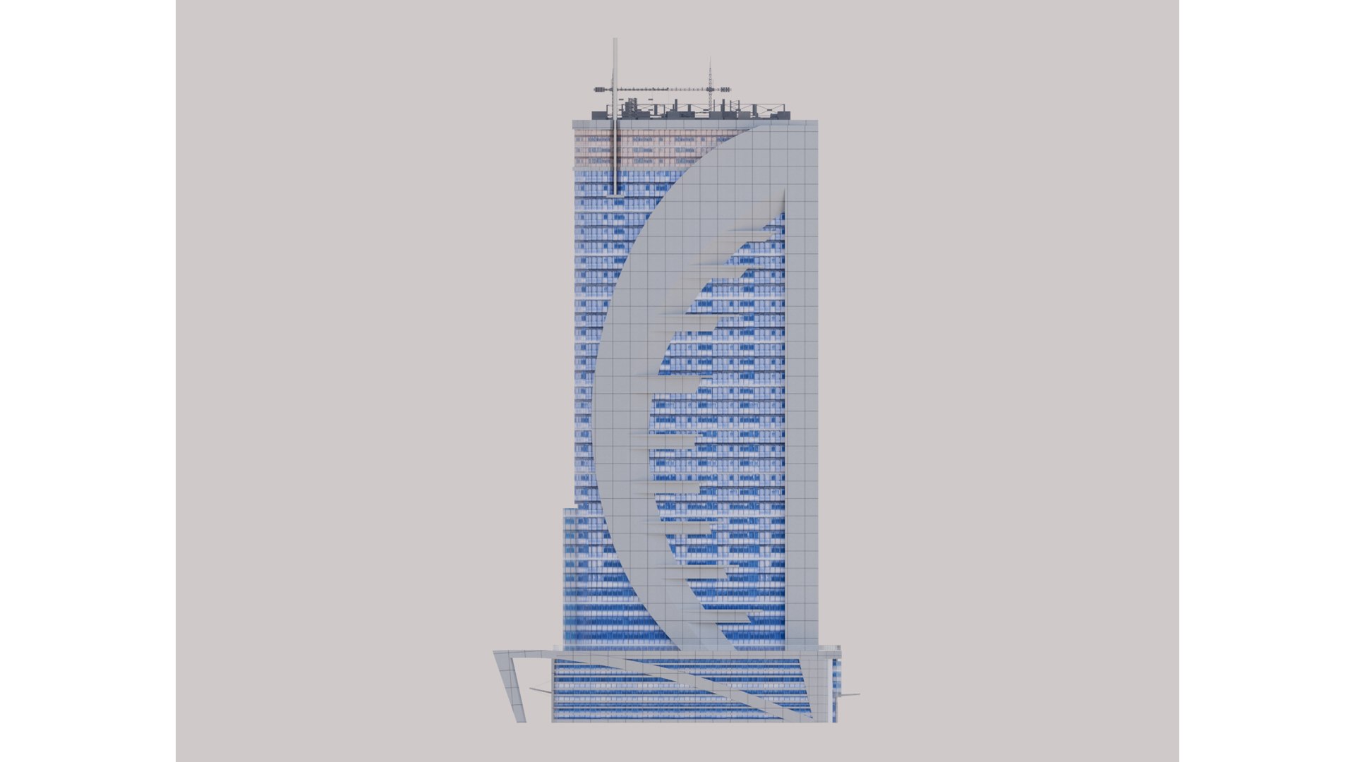 3D Qatar Bank Model - TurboSquid 2170651