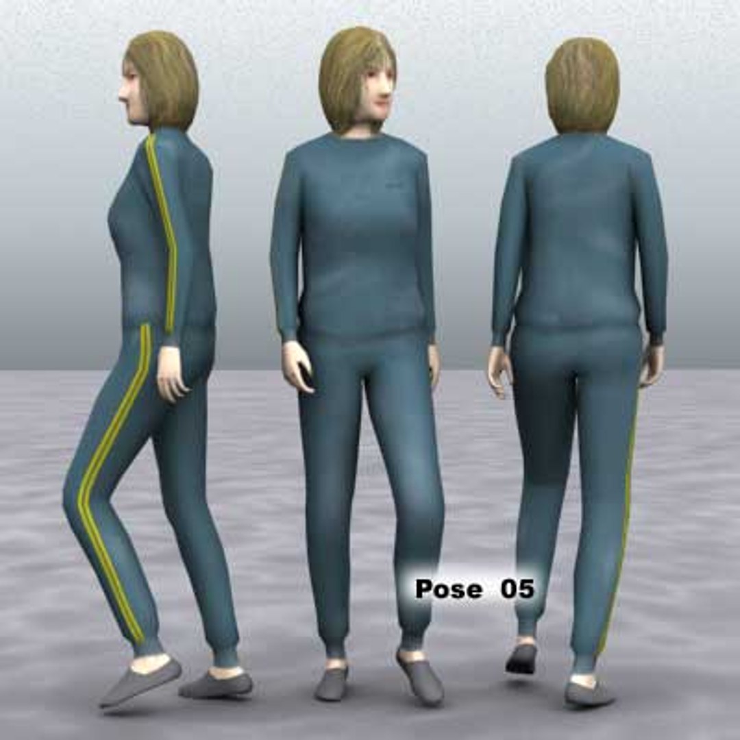 3d Human Female Girl