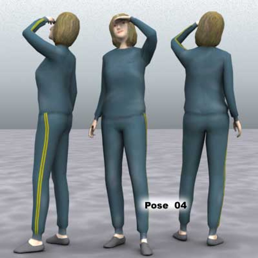 3d Human Female Girl