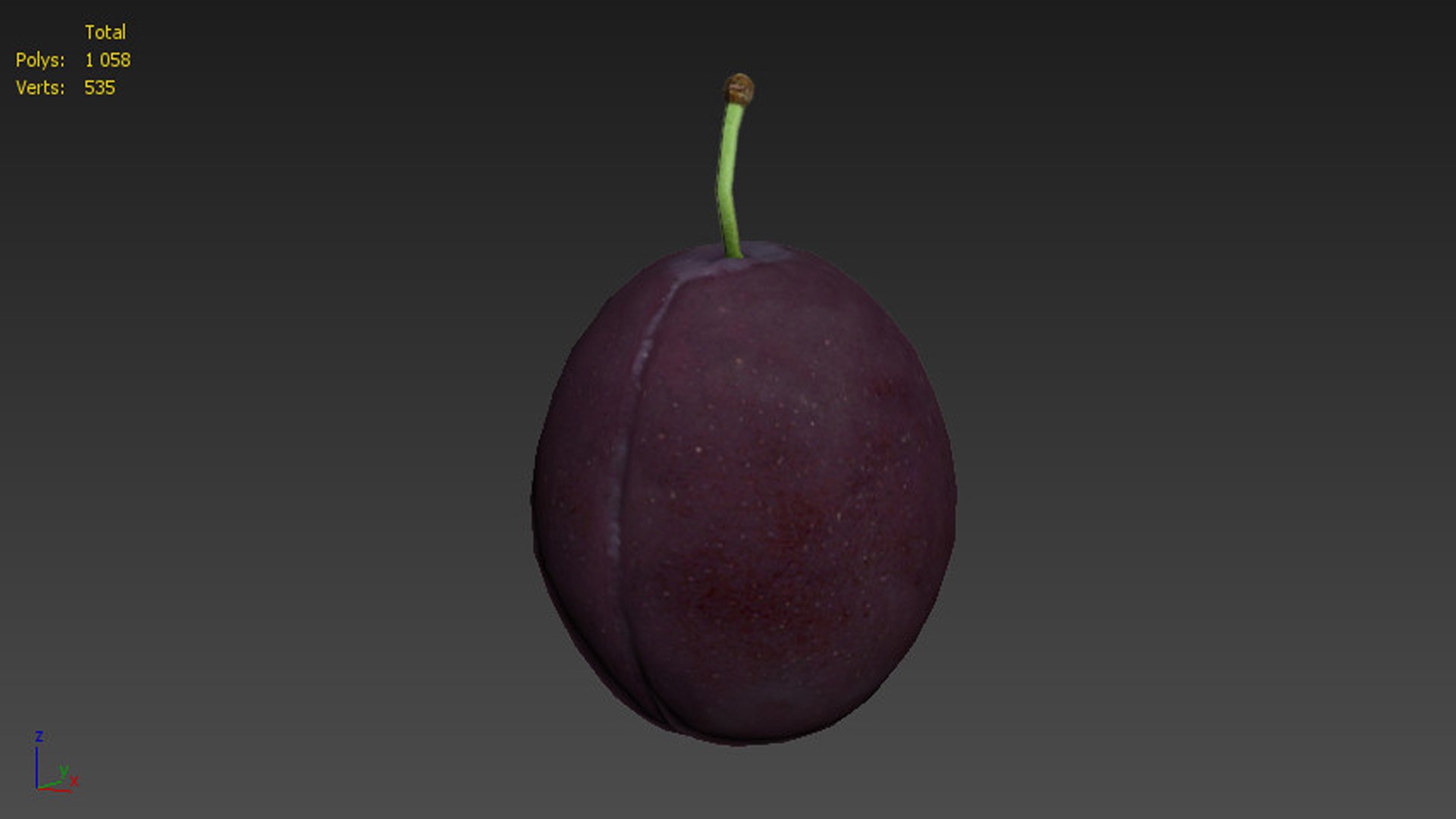 Plum Model - TurboSquid 2369943