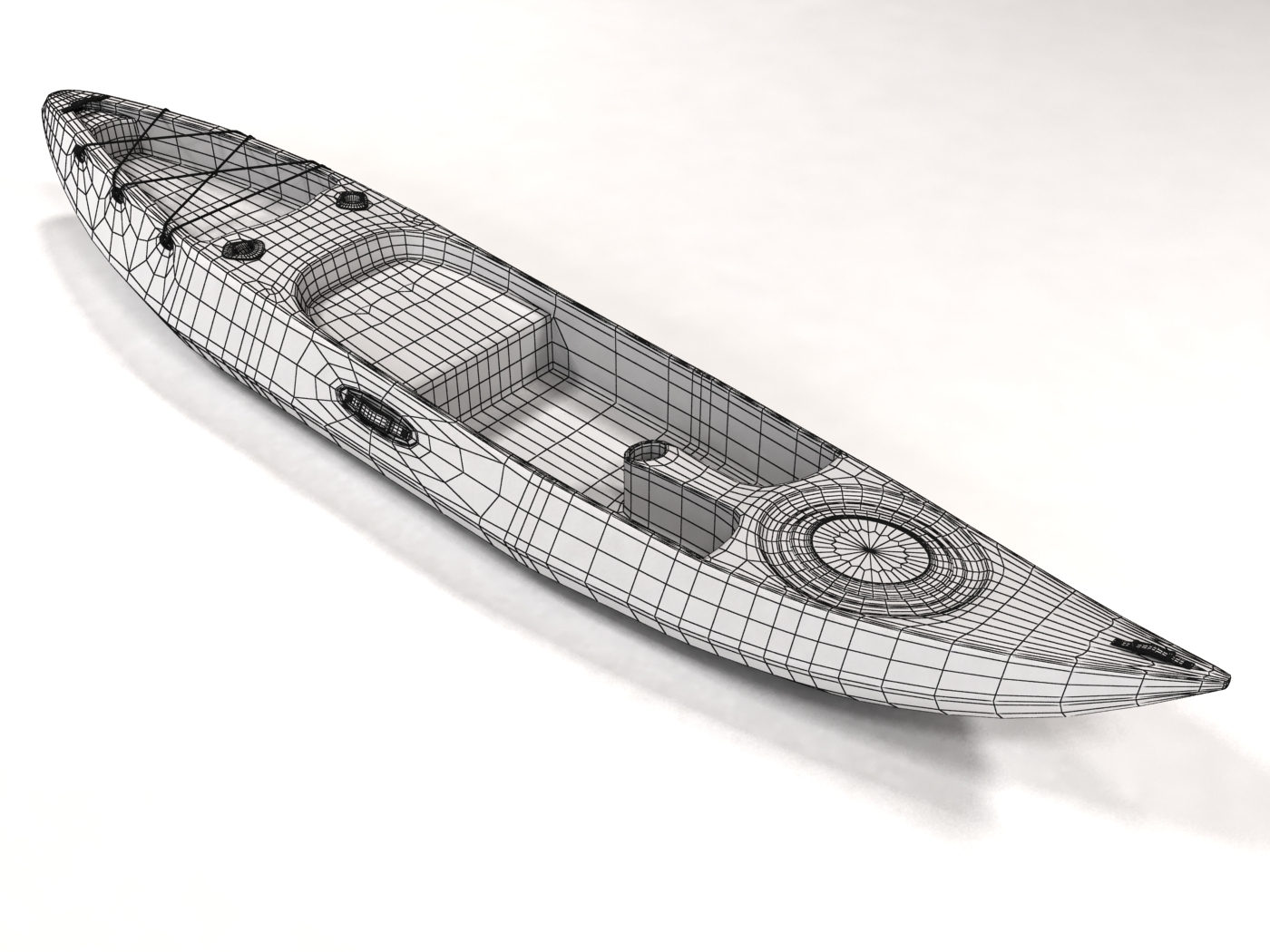 fishing kayak 3d 3ds