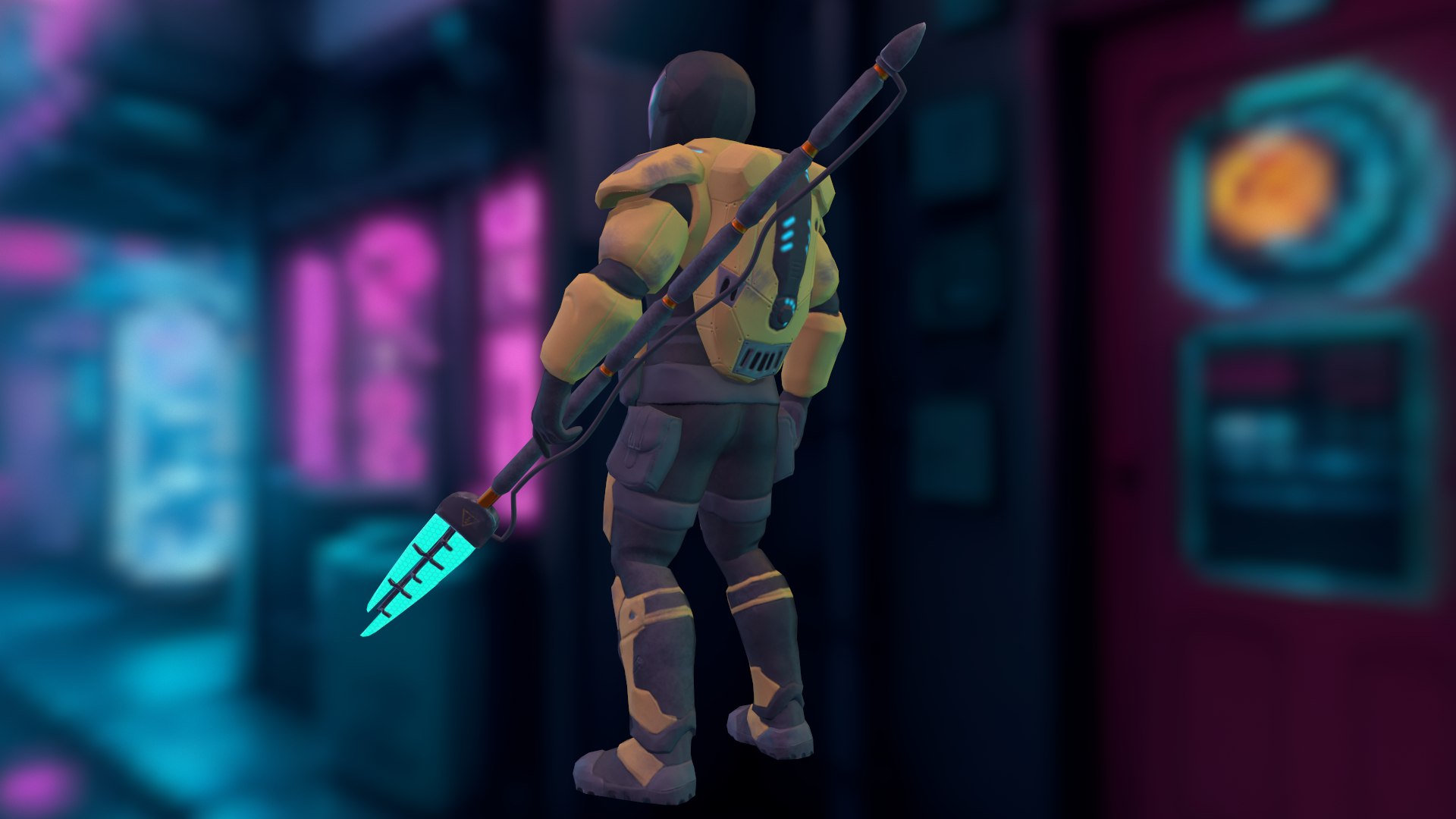 Futuristic Soldier Cyborg Mercenary Techno Assassin 3D - TurboSquid 2090715
