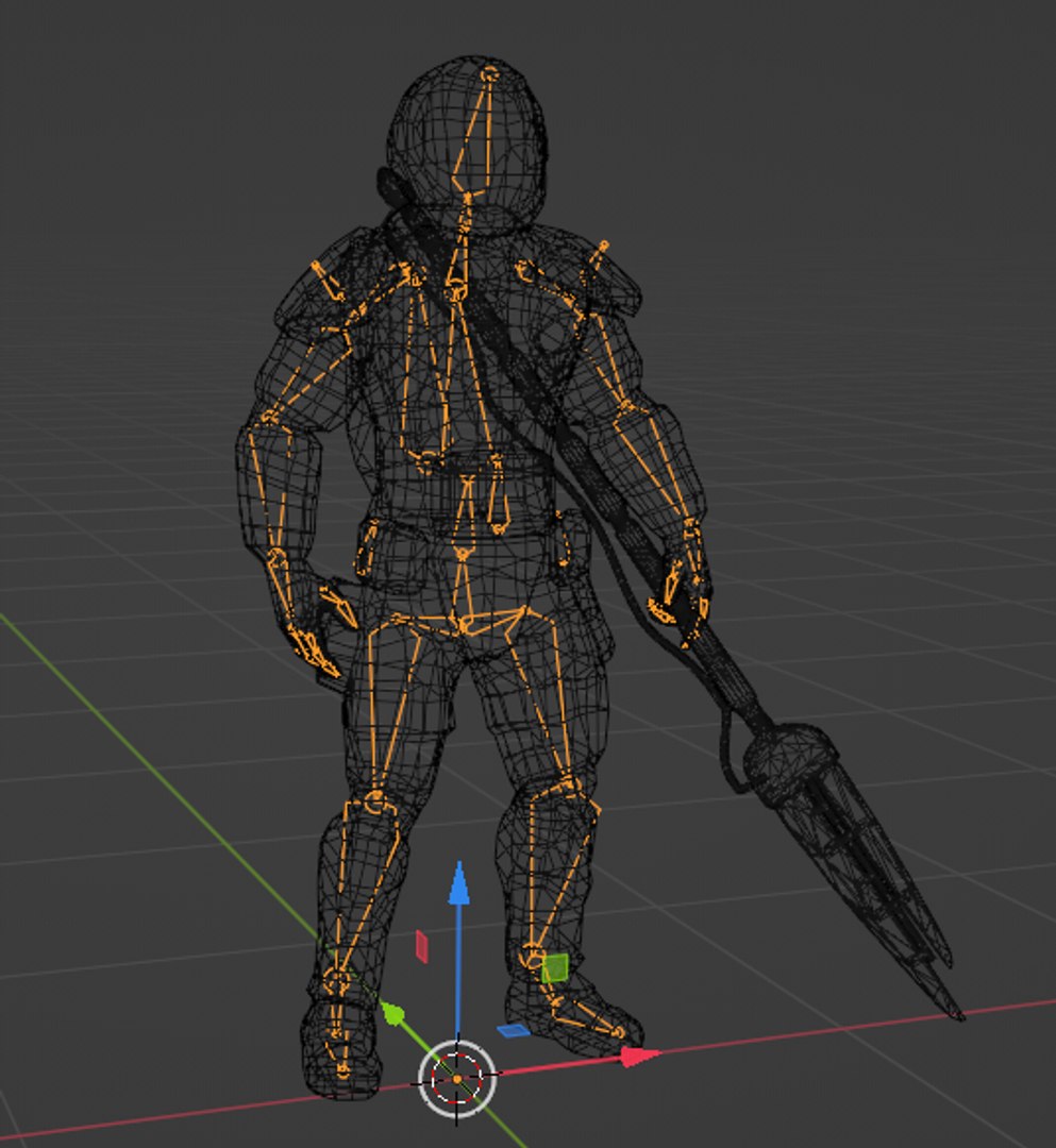 Futuristic Soldier Cyborg Mercenary Techno Assassin 3D - TurboSquid 2090715