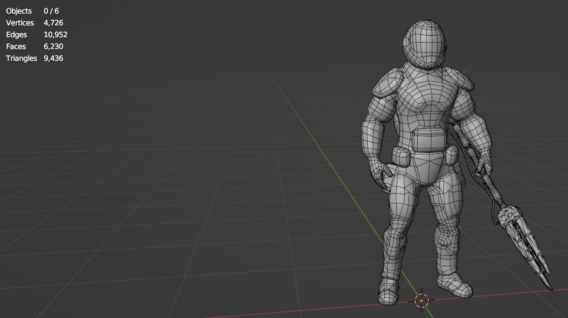 Futuristic Soldier Cyborg Mercenary Techno Assassin 3D - TurboSquid 2090715