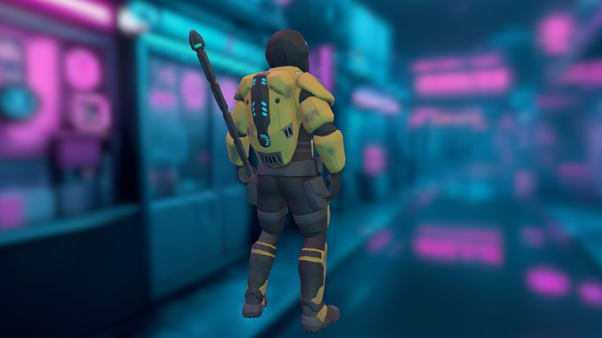 Futuristic Soldier Cyborg Mercenary Techno Assassin 3D - TurboSquid 2090715