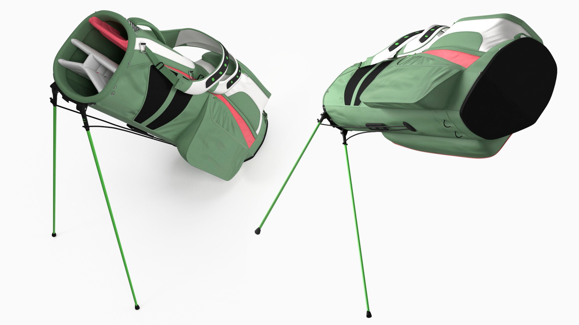 3D Model Golf Bag With Stand - TurboSquid 2279300