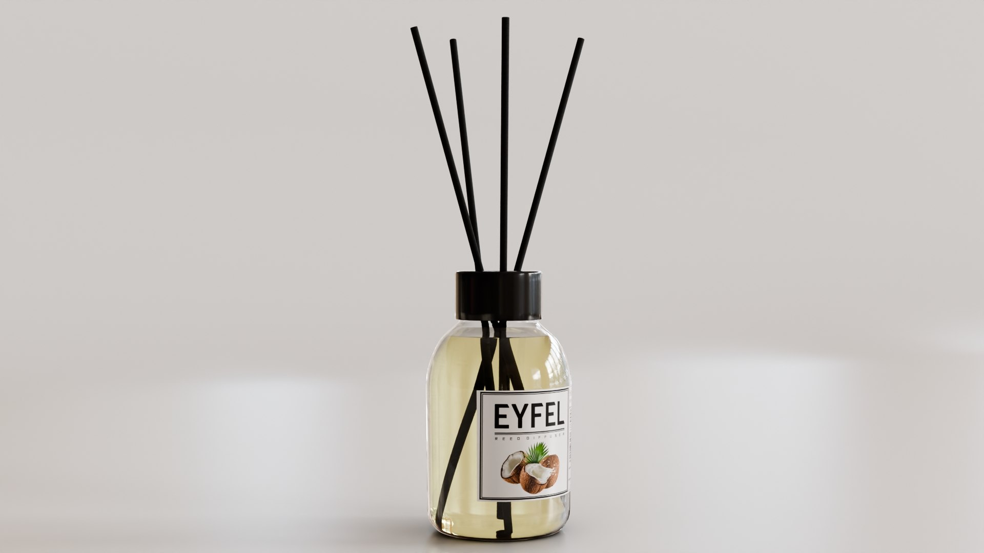 Eyfel Perfume Reed Diffuser Coconut 3D Model - TurboSquid 2405438