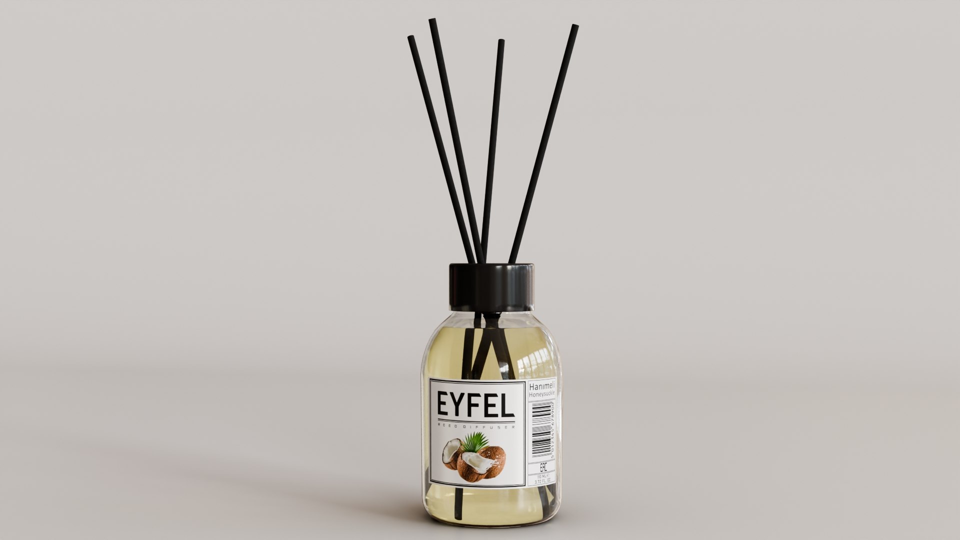 Eyfel Perfume Reed Diffuser Coconut 3D Model - TurboSquid 2405438