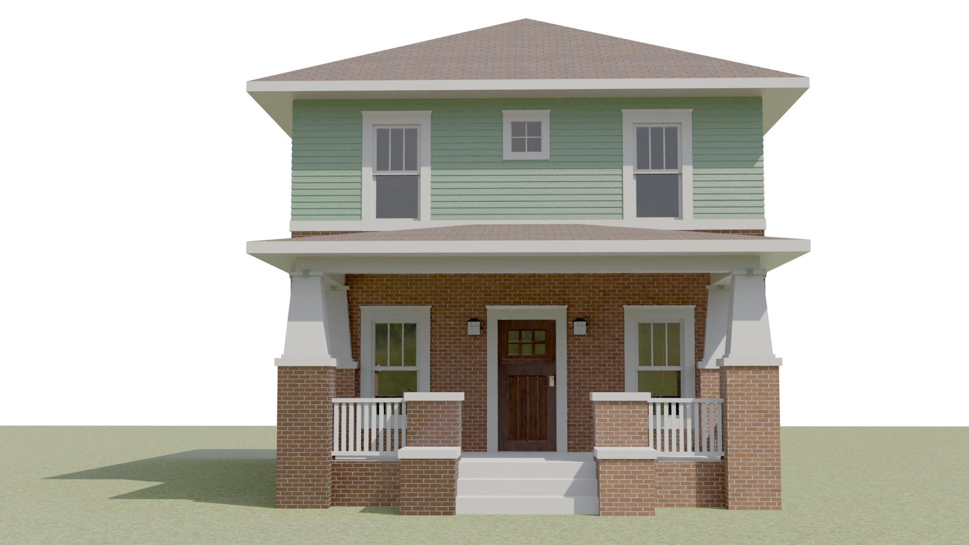 3D Prairie Box House Model - TurboSquid 1852666