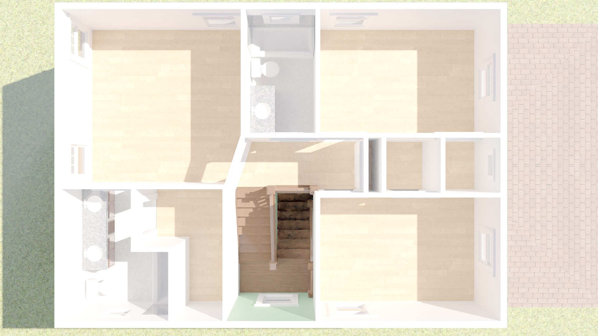 3D Prairie Box House Model - TurboSquid 1852666