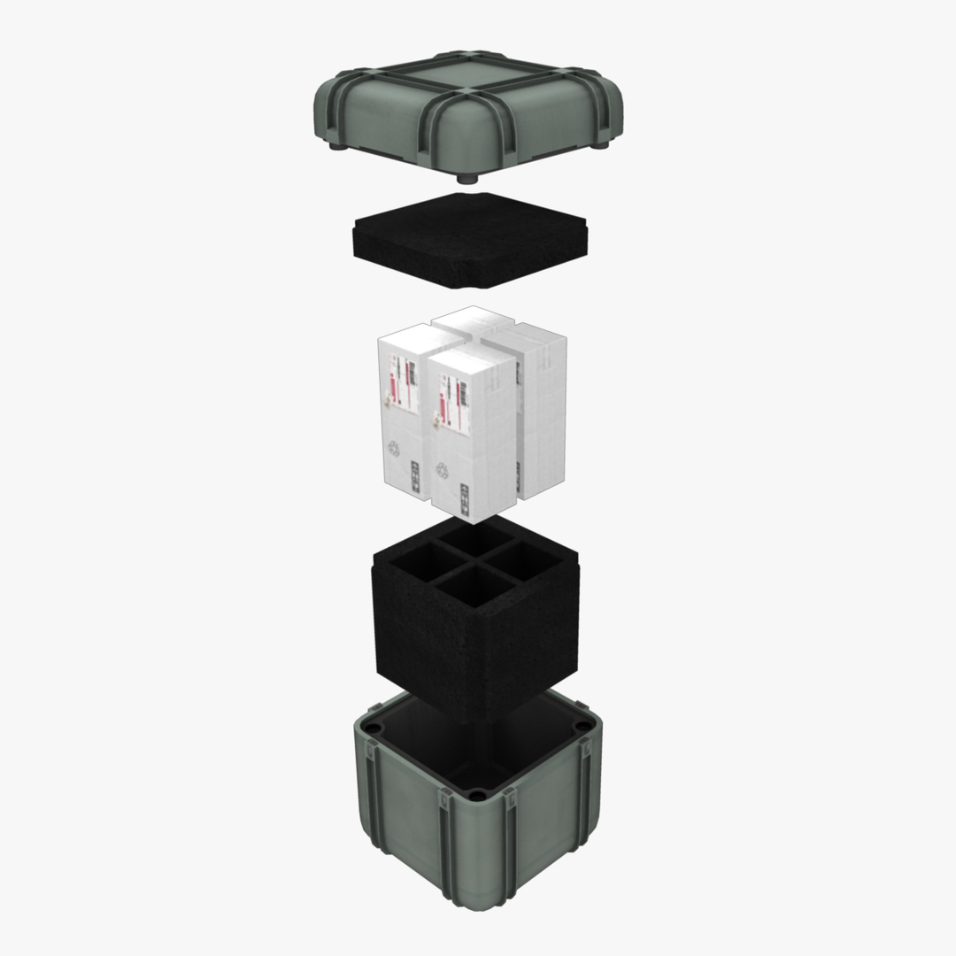 Cube Supply Case 3d Obj