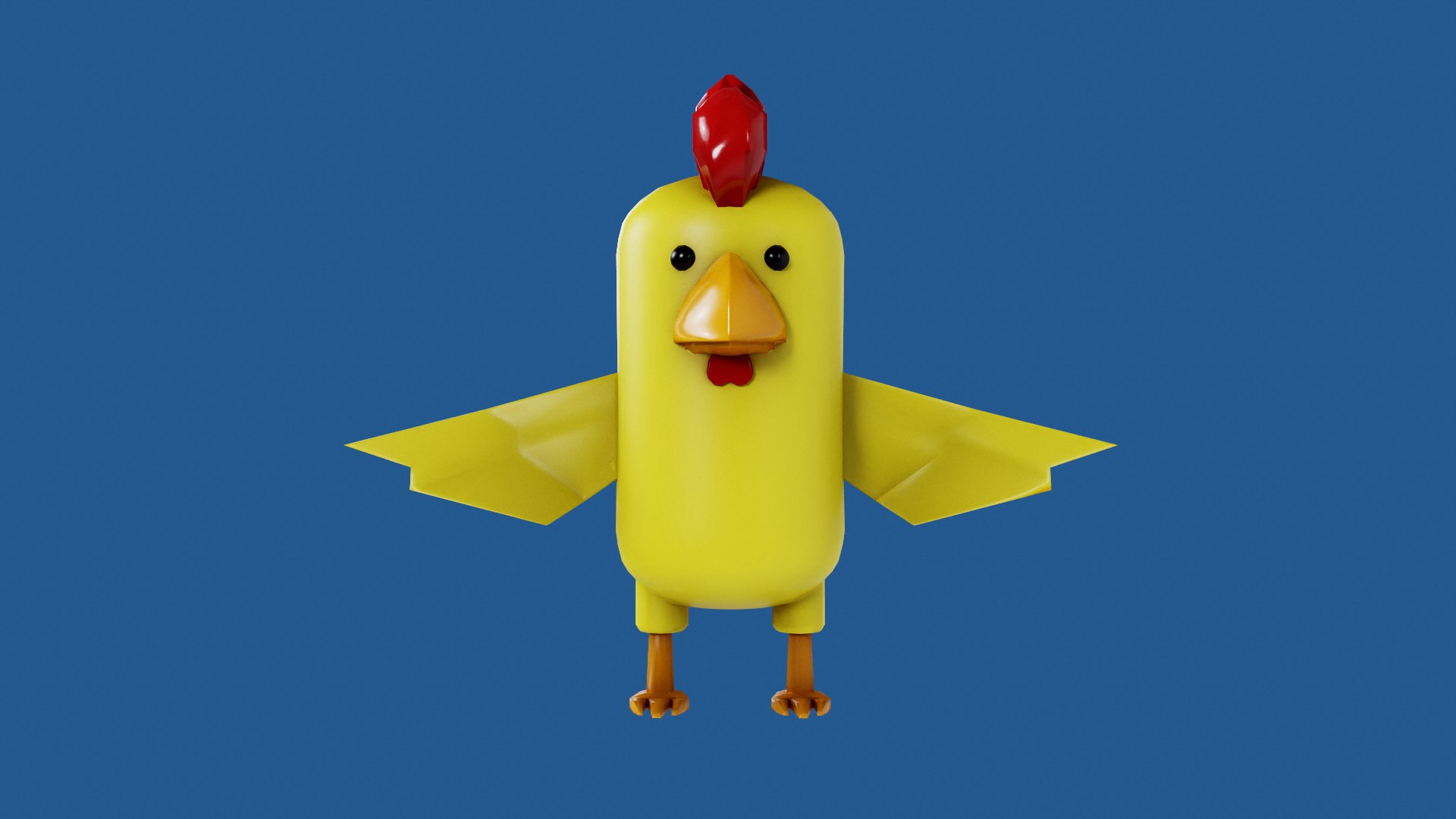3D Chicken Low-poly - TurboSquid 1814400