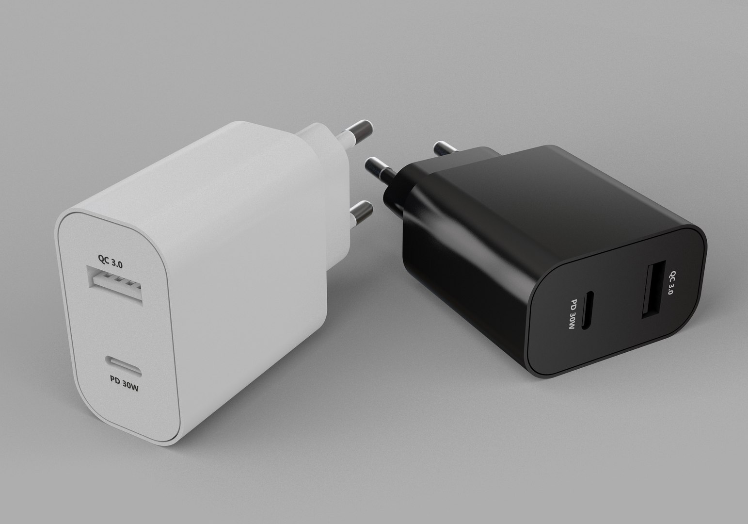 USB Type-C Charger 3D Model - TurboSquid 2317795