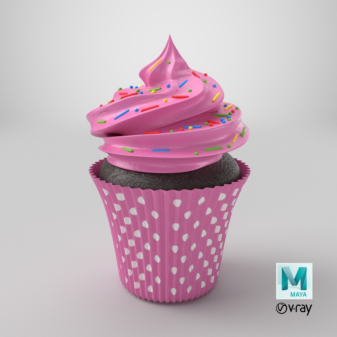 Detailed Cupcake 03 3D Model - TurboSquid 2221455