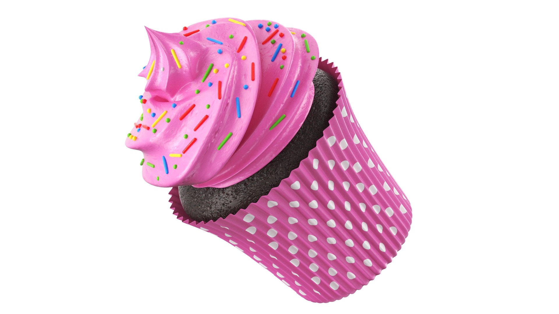 Detailed Cupcake 03 3D Model - TurboSquid 2221455