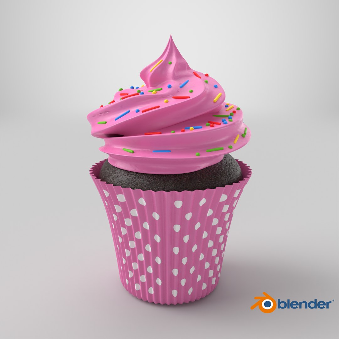 Detailed Cupcake 03 3D Model - TurboSquid 2221455