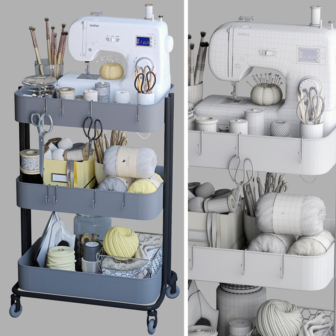 Pushcart Decorative 3D Model - TurboSquid 1442838