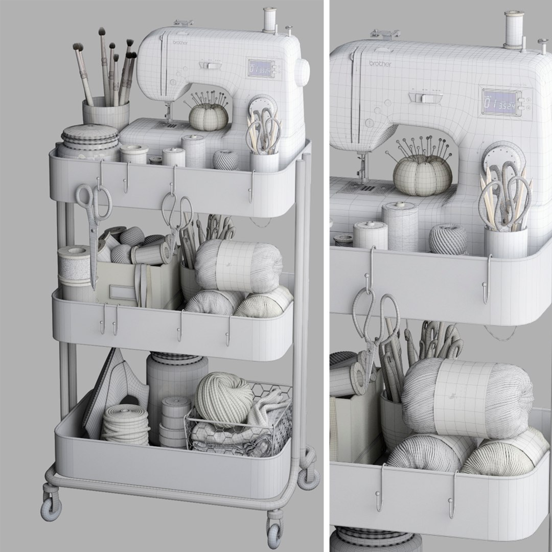 Pushcart Decorative 3D Model - TurboSquid 1442838