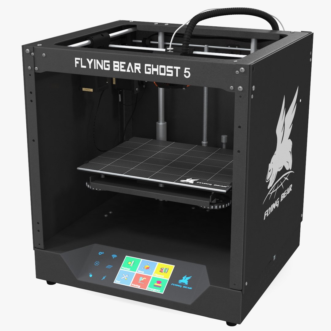 3D Flying Bear Ghost 5 3D Printer Rigged - TurboSquid 2079997