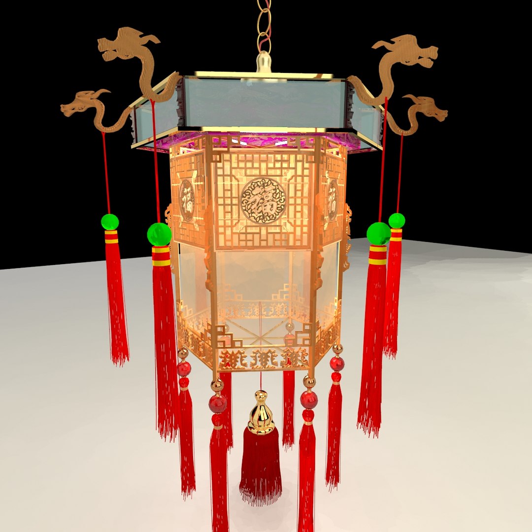 Chinese Palace Lantern 3D Model - TurboSquid 1513849