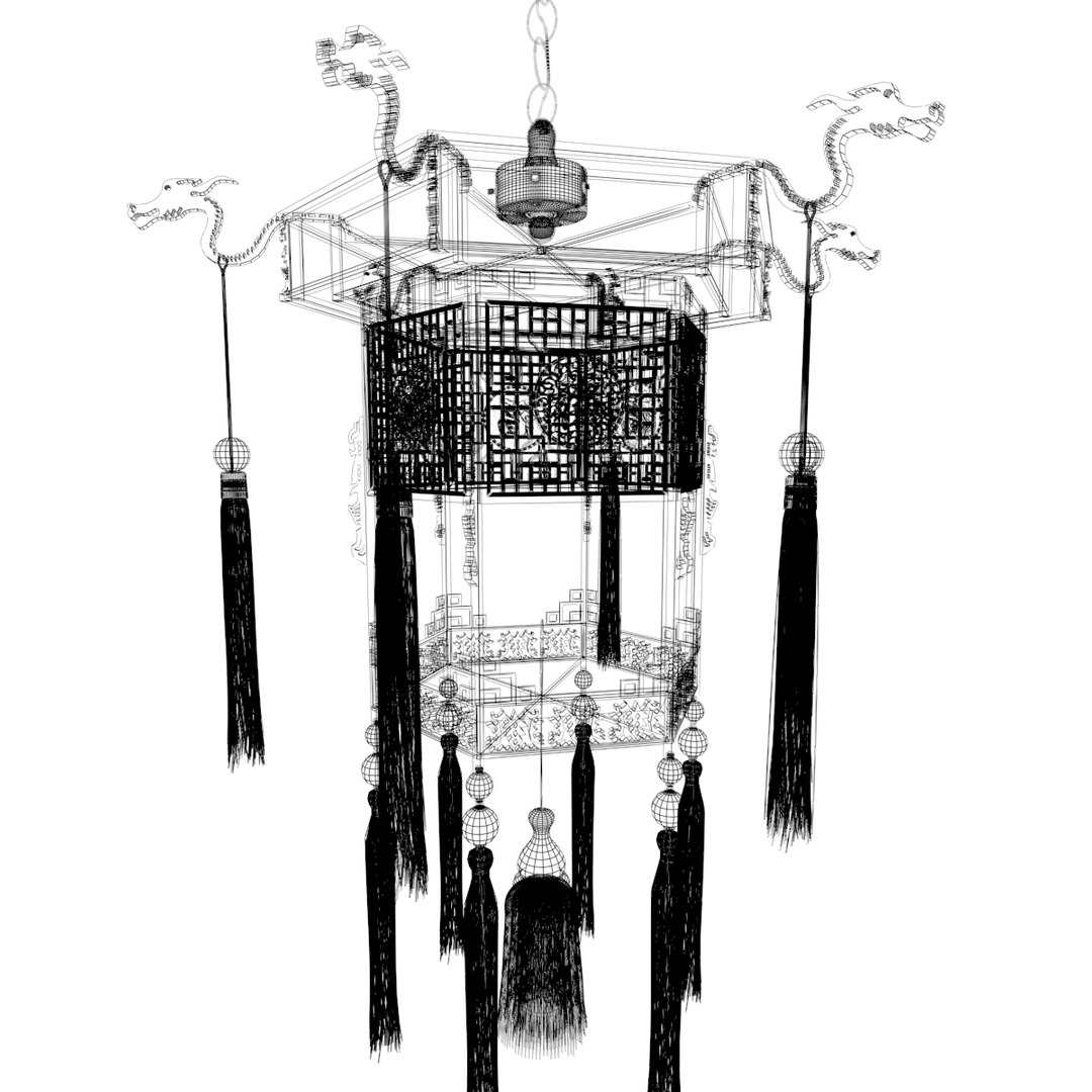 Chinese Palace Lantern 3D Model - TurboSquid 1513849