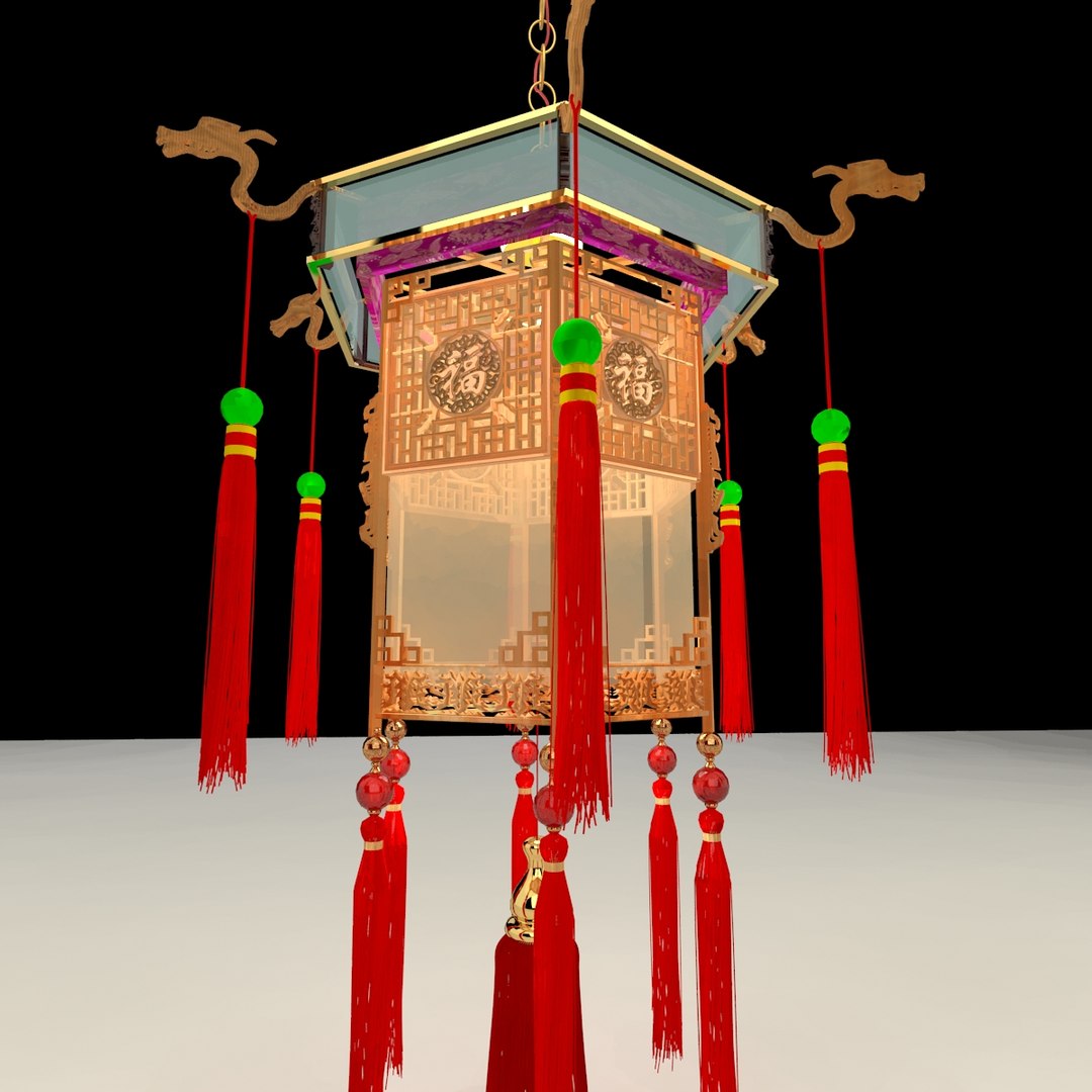 Chinese Palace Lantern 3D Model - TurboSquid 1513849