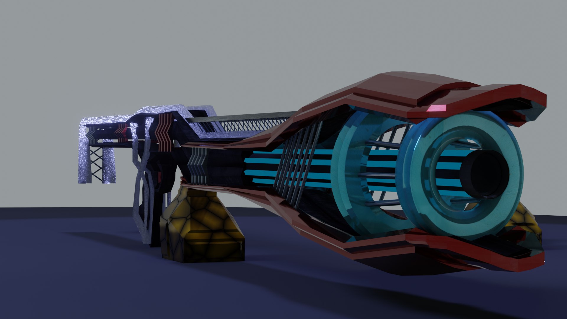 3D Sci-fi Plasma Rifle Model - TurboSquid 1997660