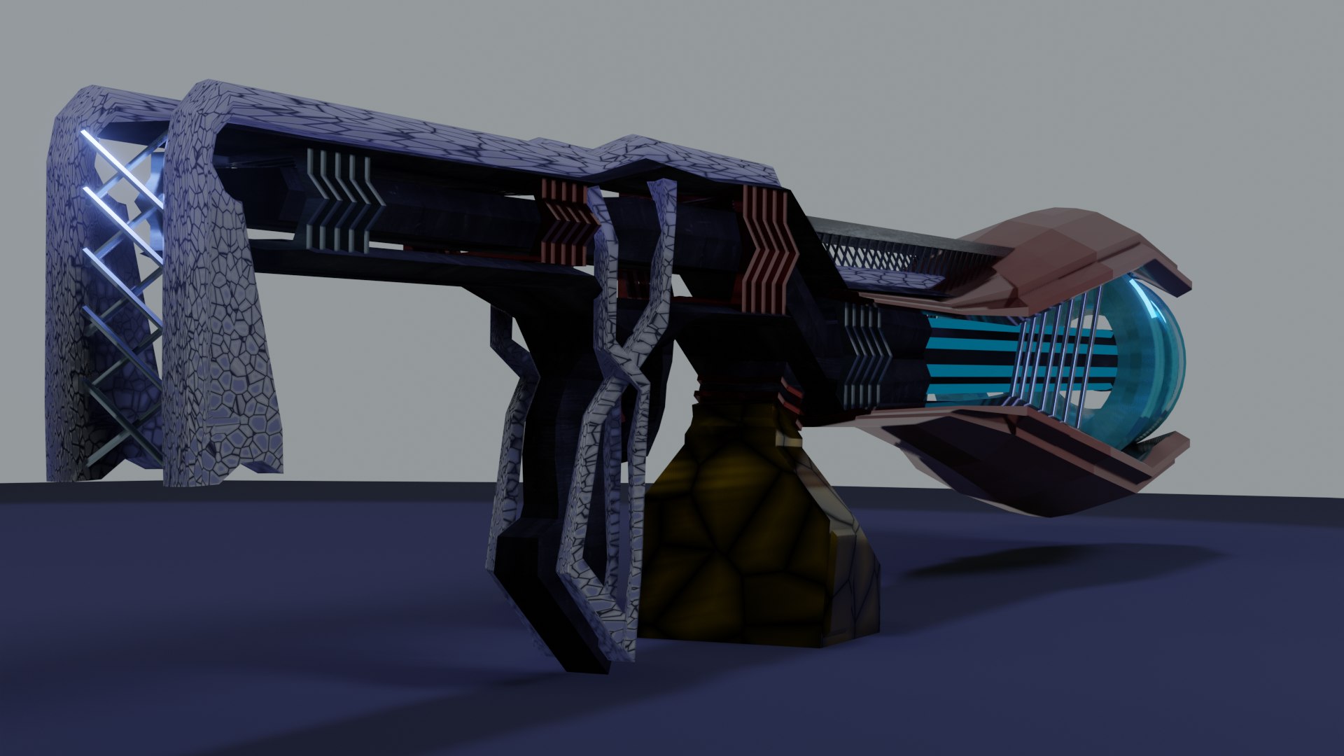 3D Sci-fi Plasma Rifle Model - TurboSquid 1997660