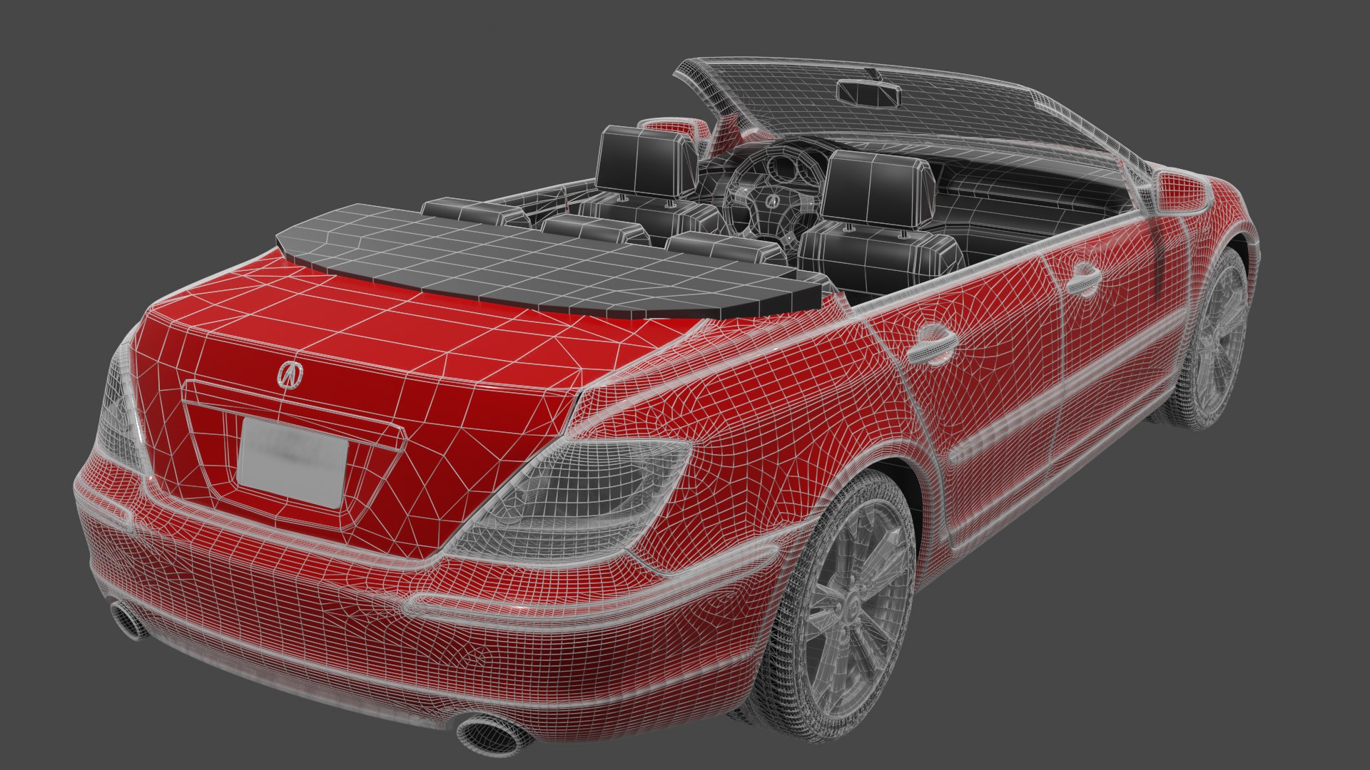 Open Sports Car 3D Model - TurboSquid 1693628