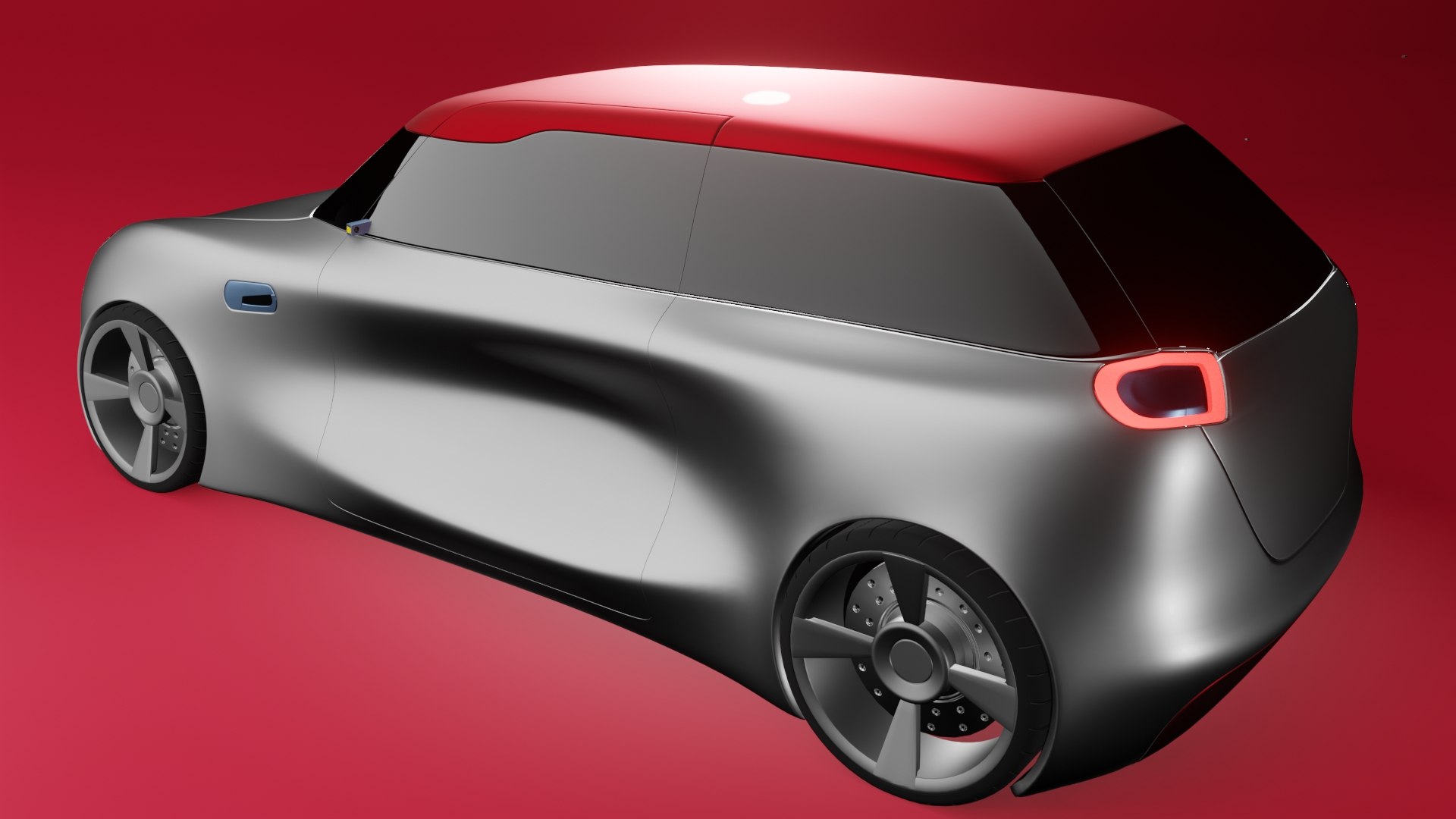 3D concept styled electric hatchback model - TurboSquid 1547165