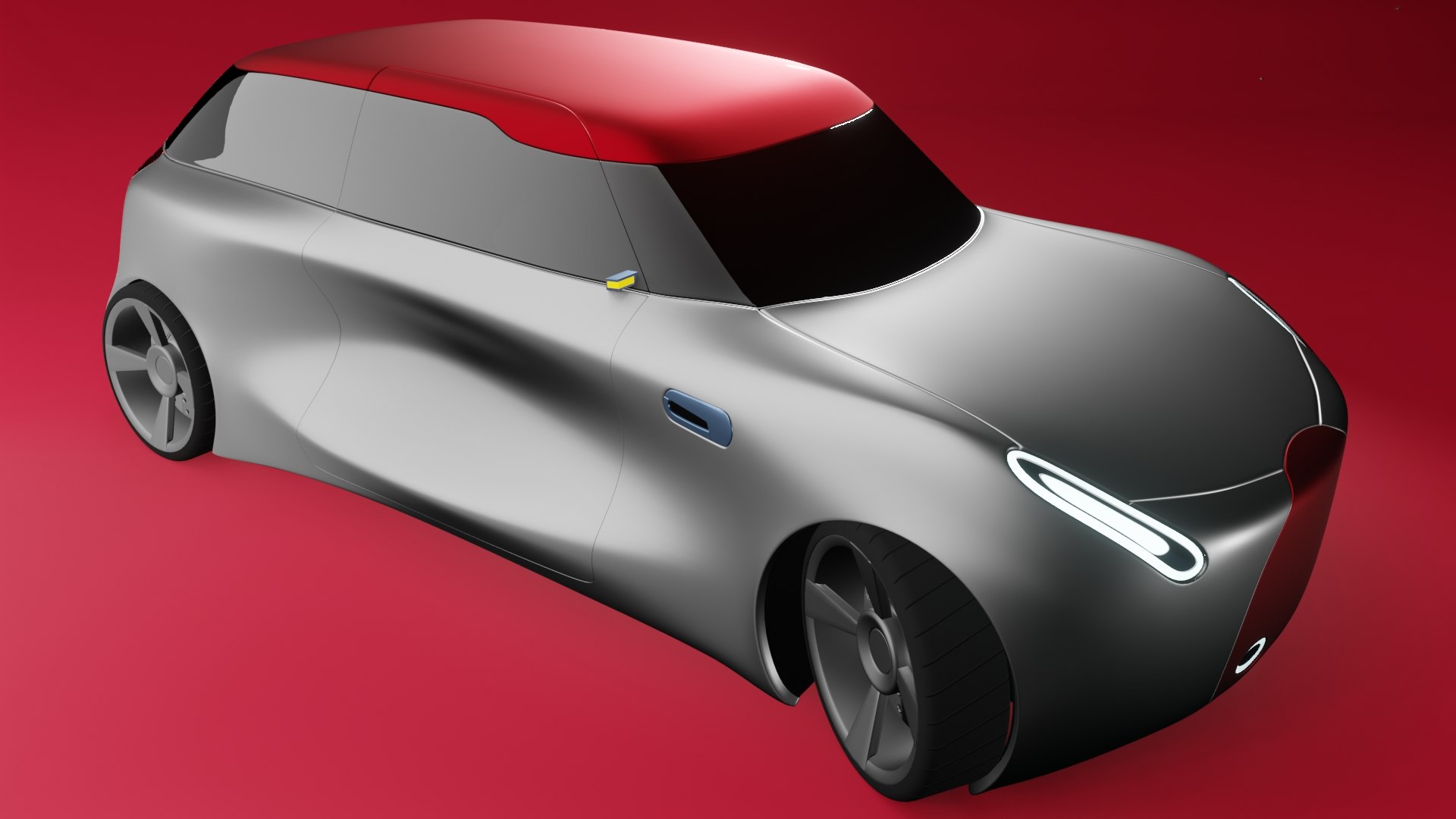 3D concept styled electric hatchback model - TurboSquid 1547165