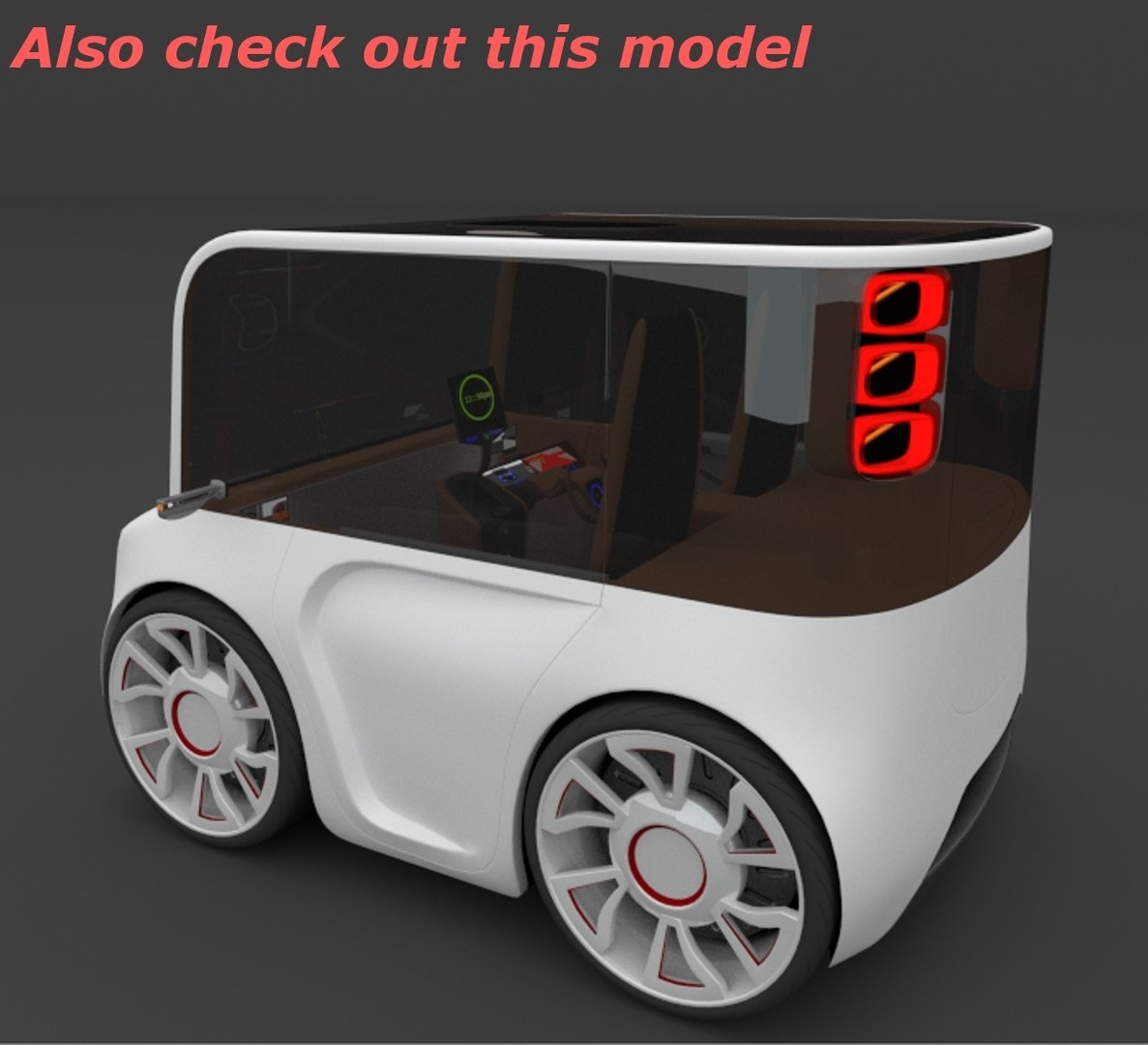3D concept styled electric hatchback model - TurboSquid 1547165