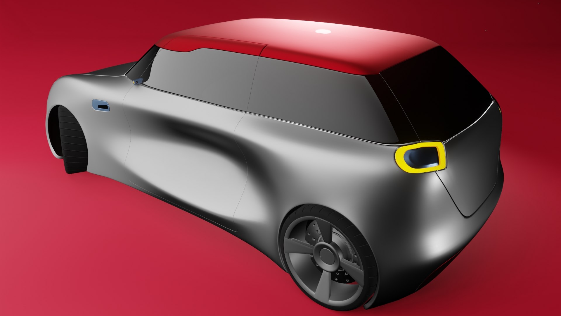 3D concept styled electric hatchback model - TurboSquid 1547165