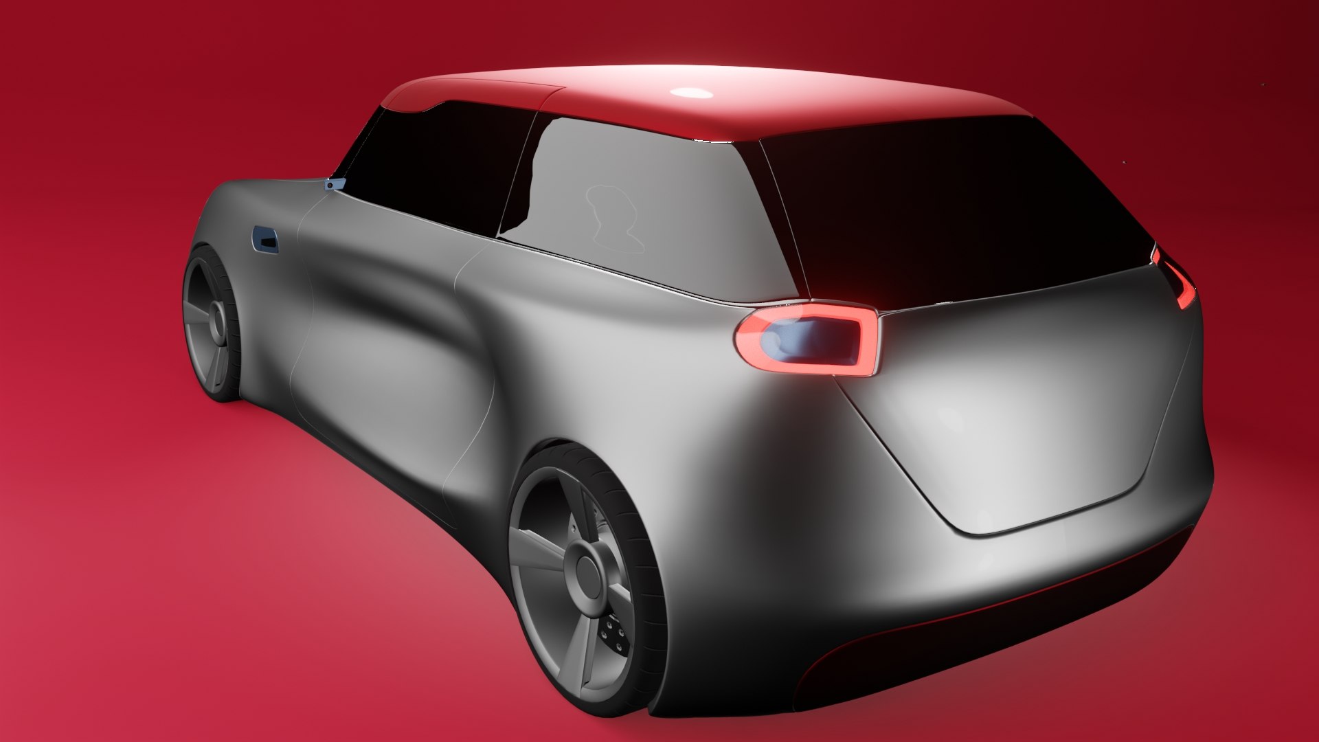 3D concept styled electric hatchback model - TurboSquid 1547165