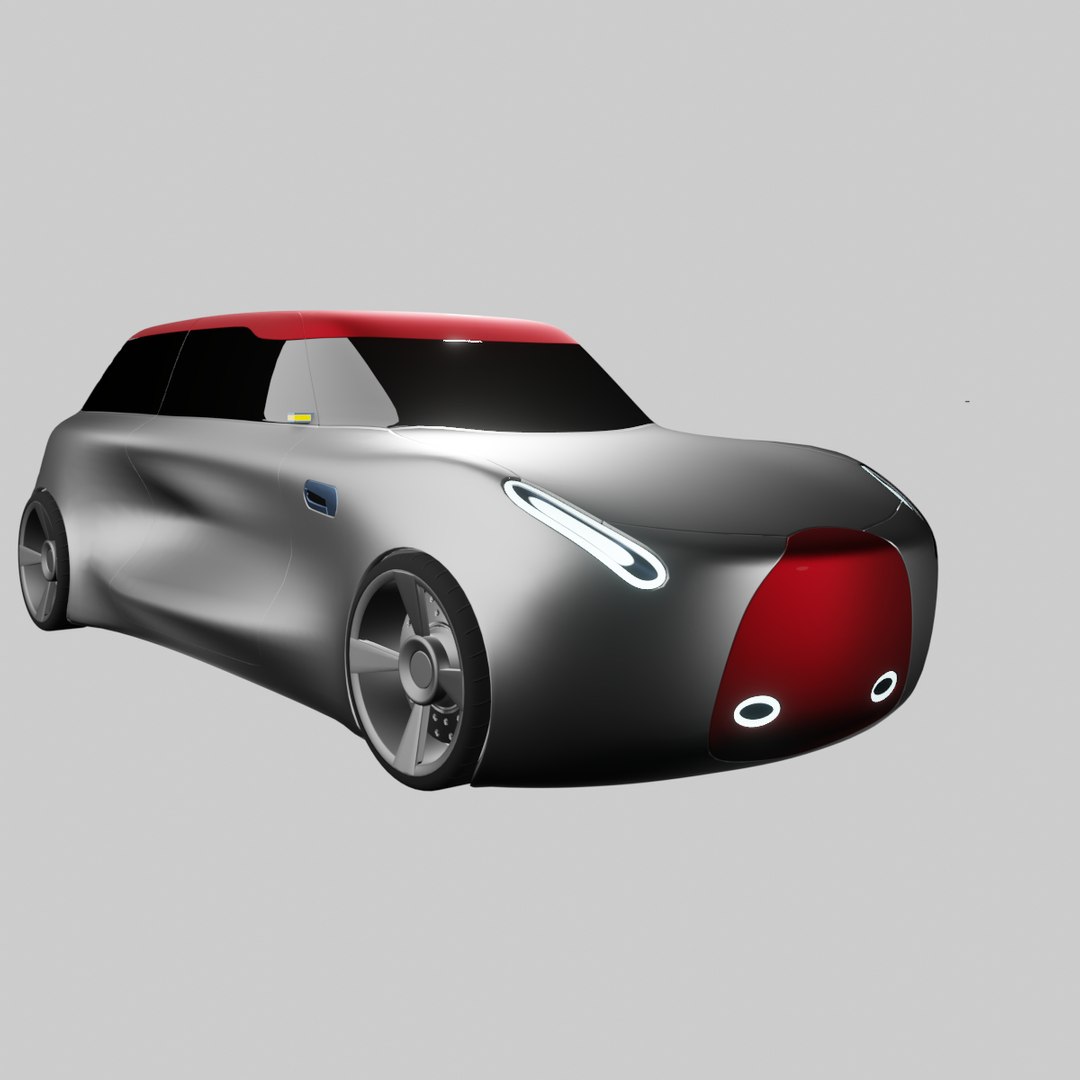 3D concept styled electric hatchback model - TurboSquid 1547165