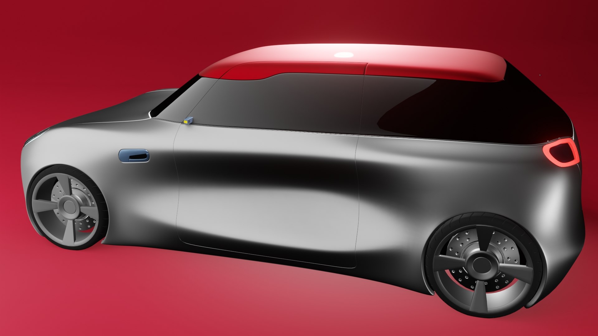 3D concept styled electric hatchback model - TurboSquid 1547165