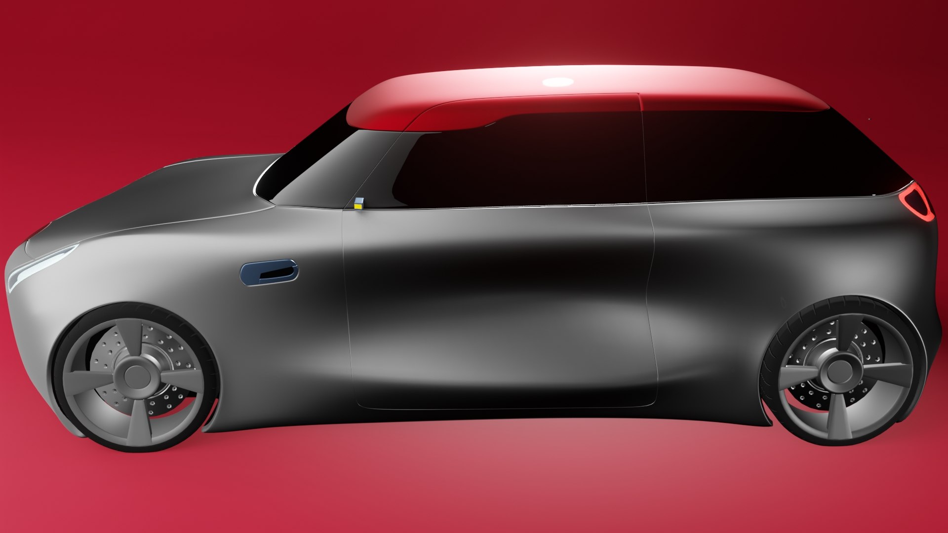 3D concept styled electric hatchback model - TurboSquid 1547165