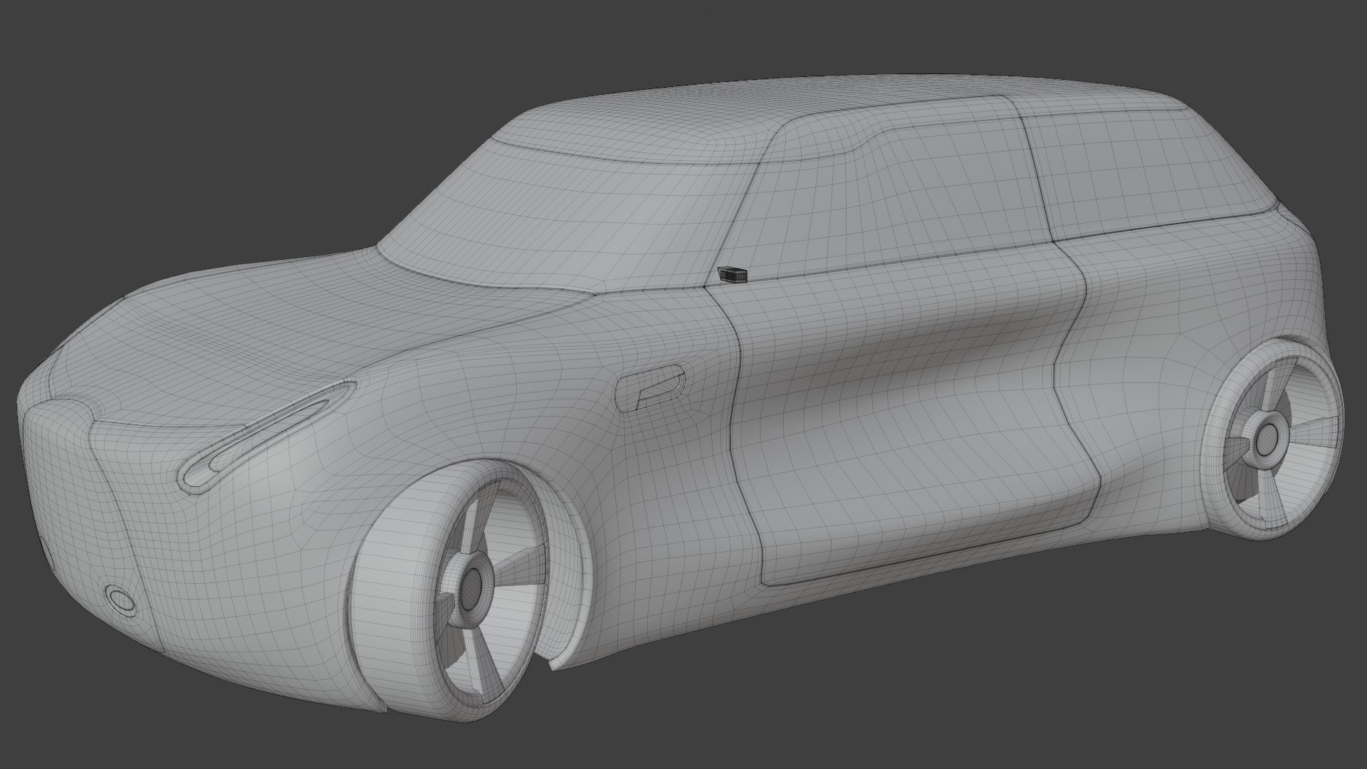 3D concept styled electric hatchback model - TurboSquid 1547165