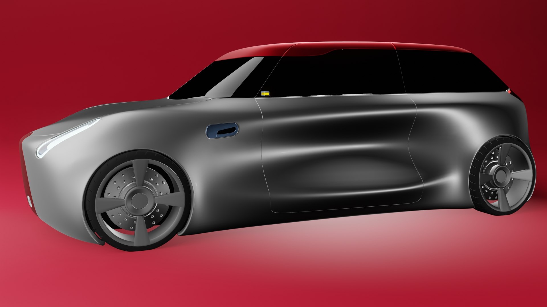 3D concept styled electric hatchback model - TurboSquid 1547165