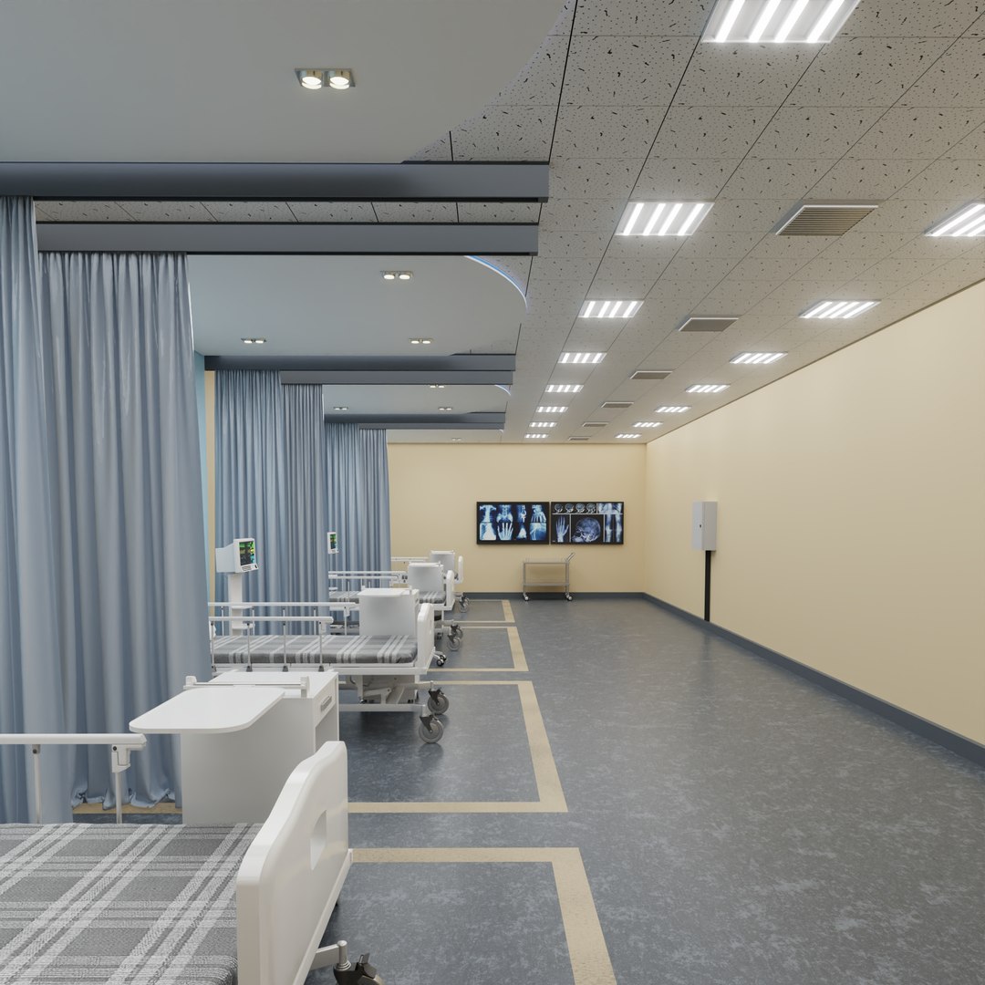 Hospital ICU Model 3D - TurboSquid 1740666