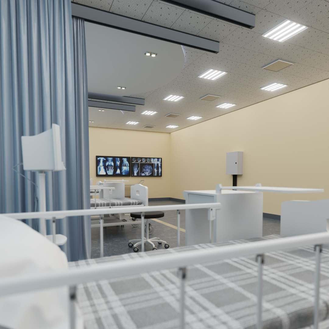Hospital ICU Model 3D - TurboSquid 1740666