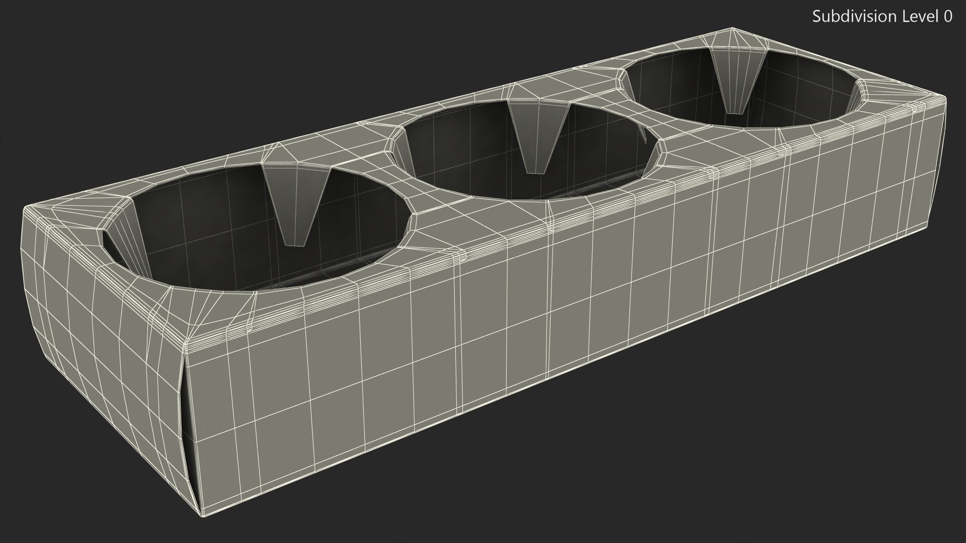 3 Tier Disposable Cup Holder 3D - TurboSquid 2037544