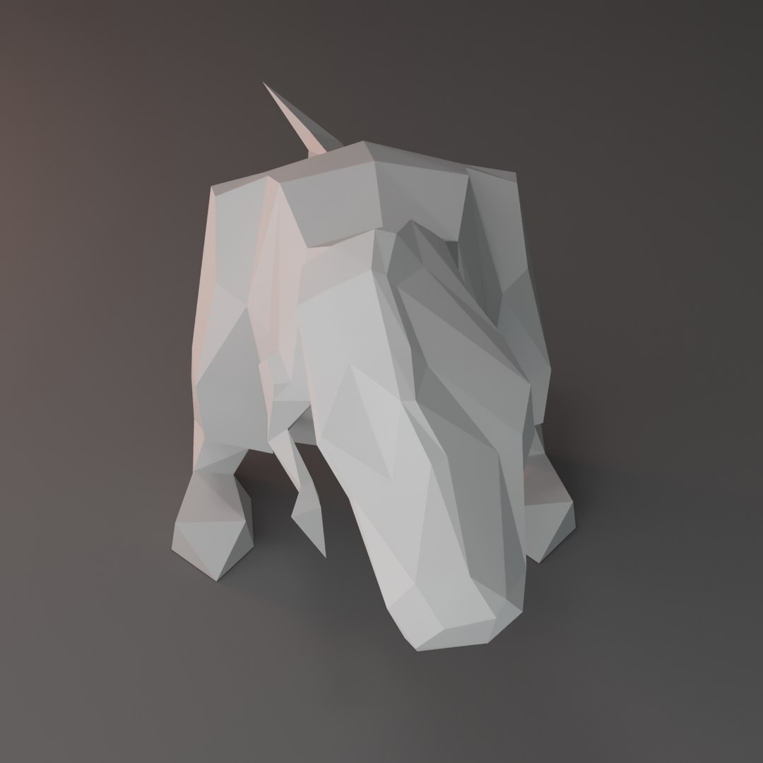Figure Low-poly 3d Max