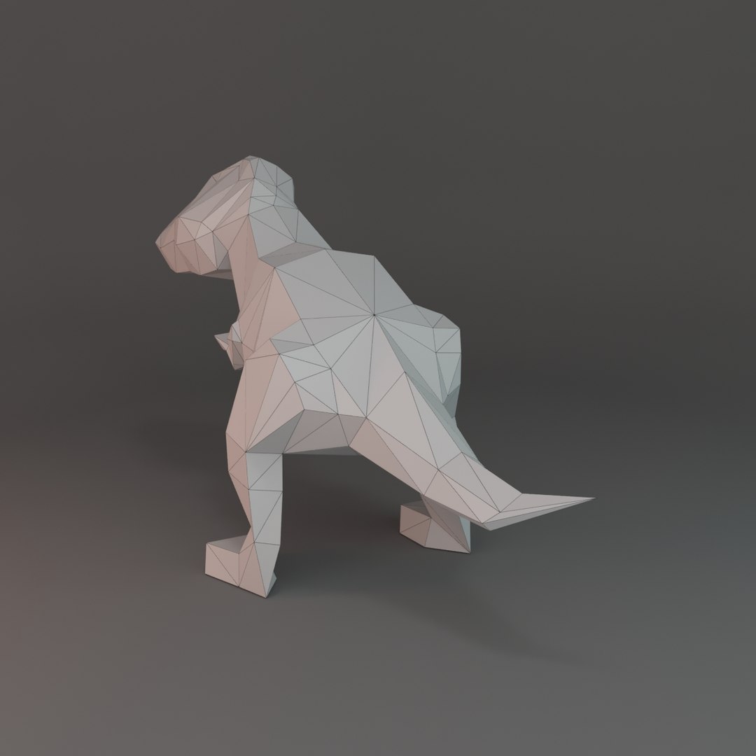 Figure Low-poly 3d Max