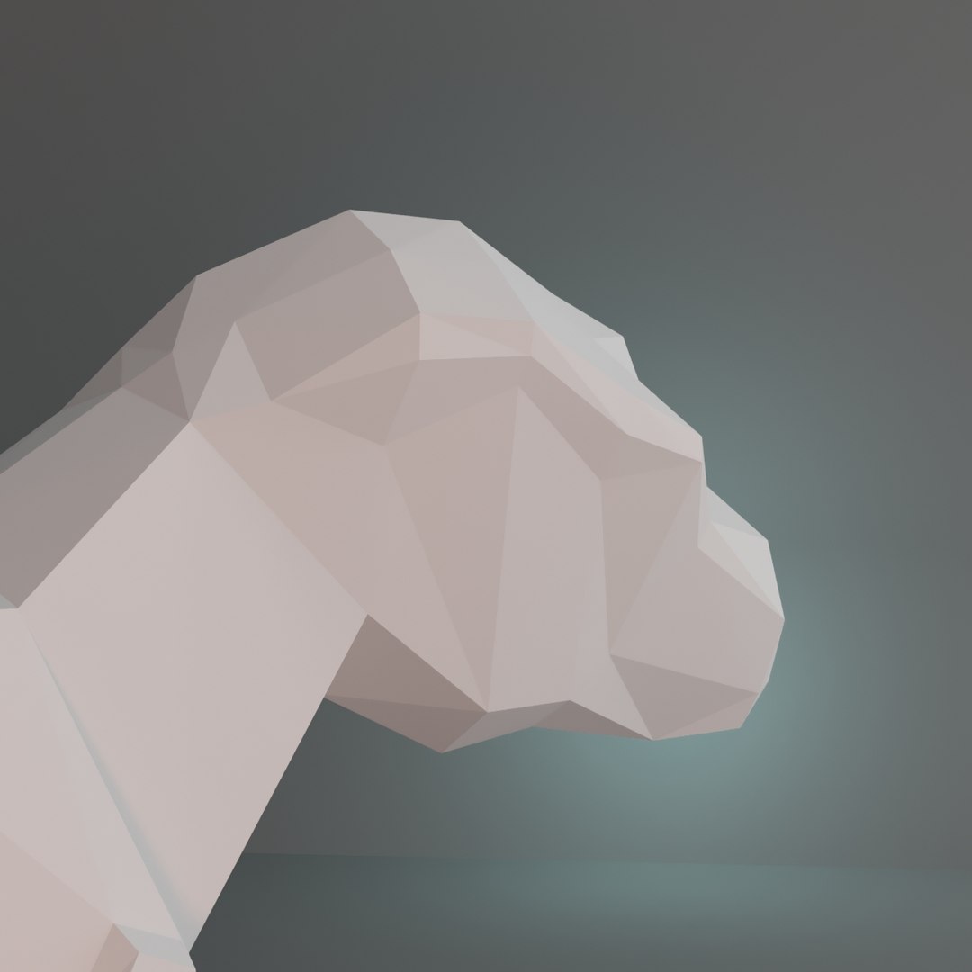Figure Low-poly 3d Max