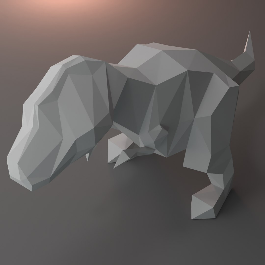 Figure Low-poly 3d Max